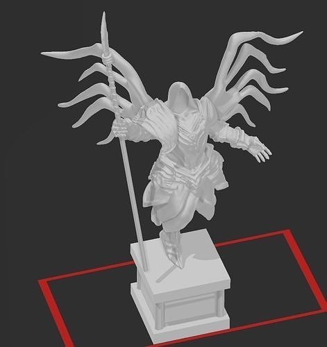 INARIUS DIABLO 4 STATUE DIFFICULTY SELECTION 3D PRINTER 3D model 3D ...