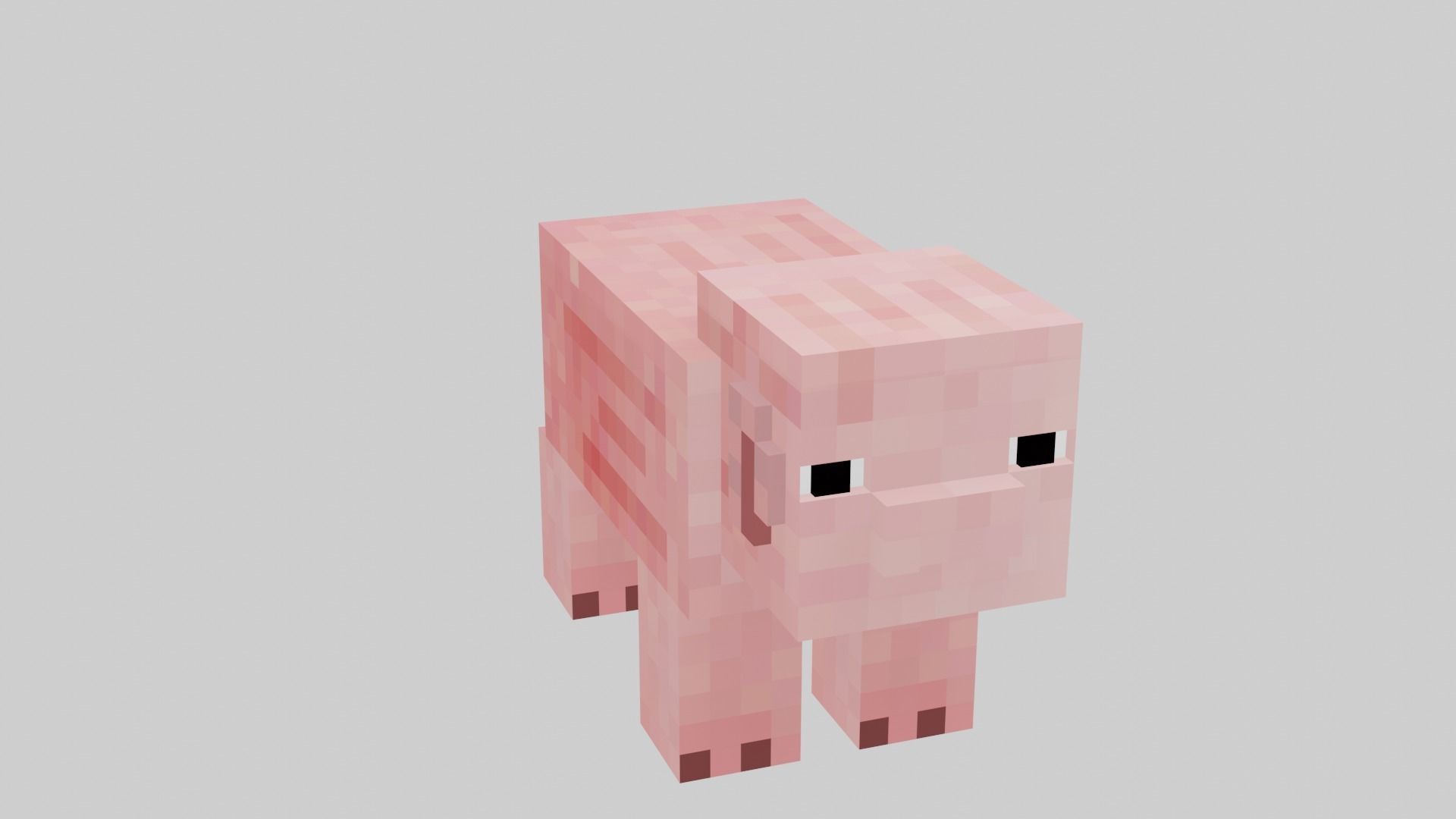 3D model Minecraft Pig VR / AR / low-poly | CGTrader
