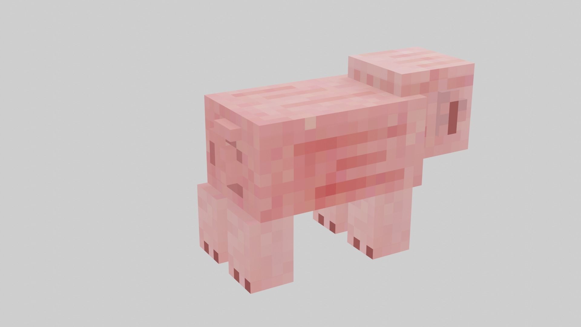3D model Minecraft Pig VR / AR / low-poly | CGTrader