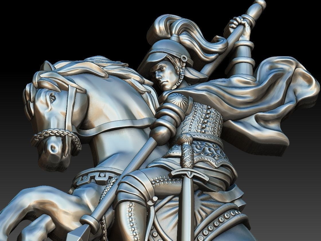 Saint George - Sao Jorge 3D model 3D printable | CGTrader