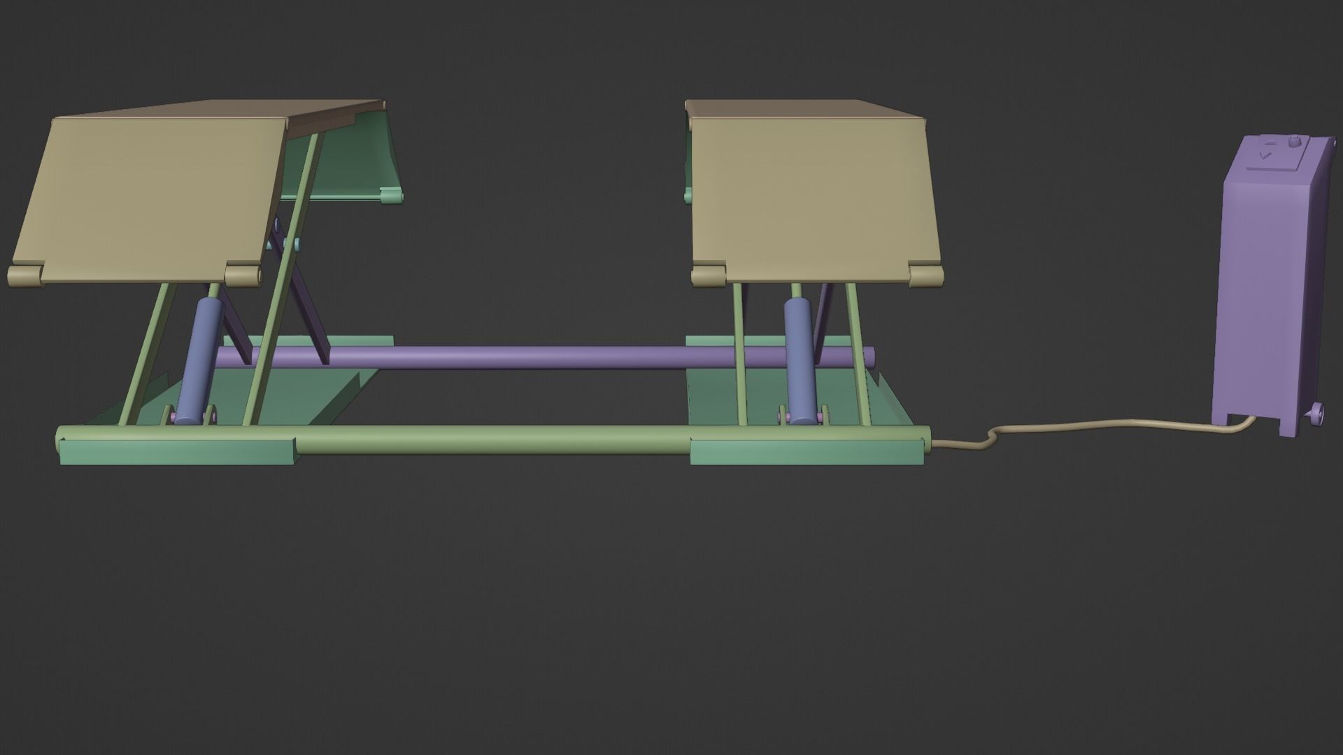 3D model Vehicle Lifter VR / AR / low-poly | CGTrader