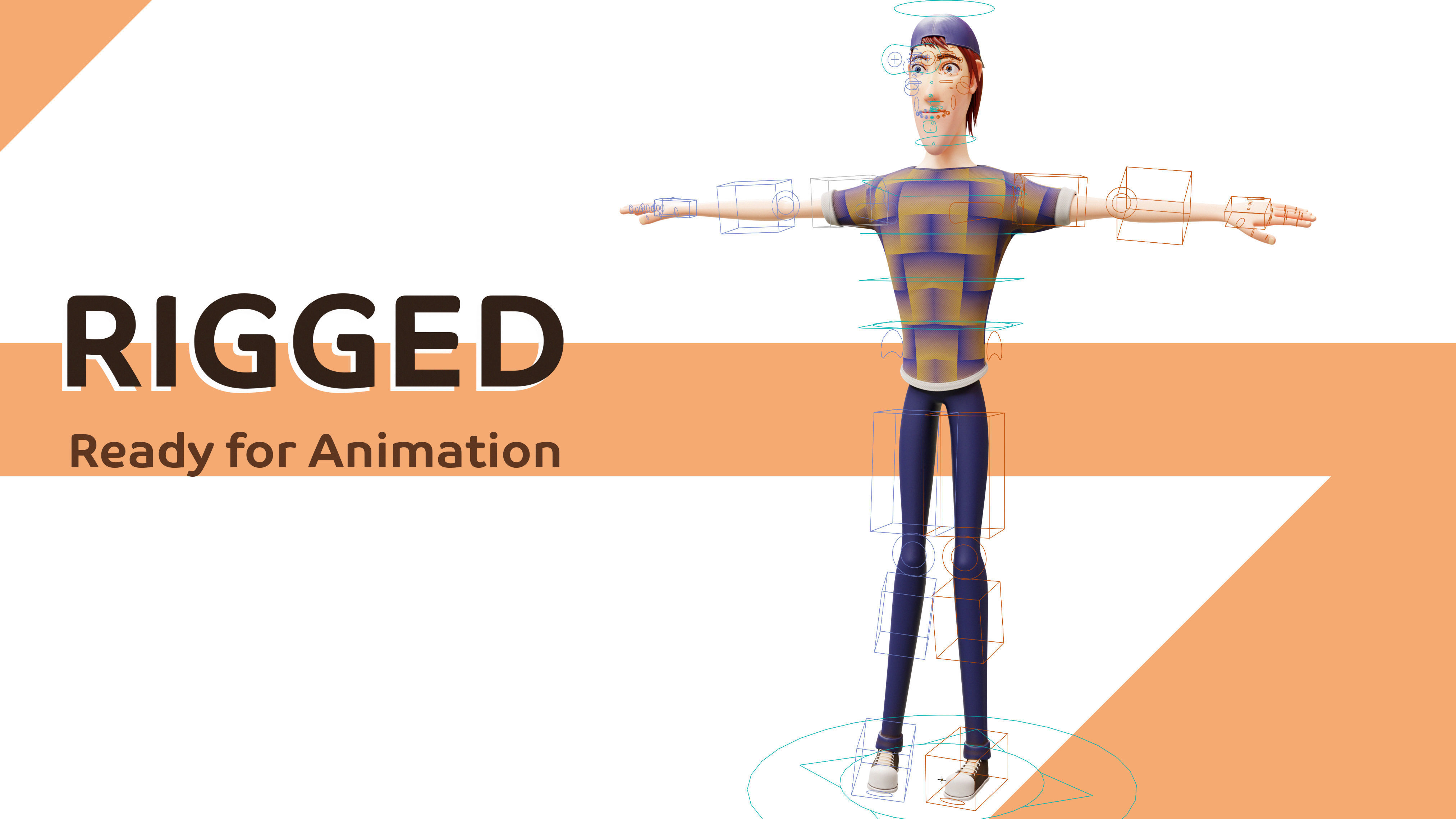 3D model Low Poly Character Rigged Game Ready VR / AR / low-poly | CGTrader