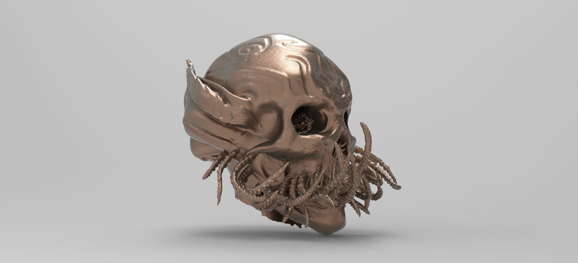 Cthulhu Fantasy Scull 3 designs 3D model | CGTrader