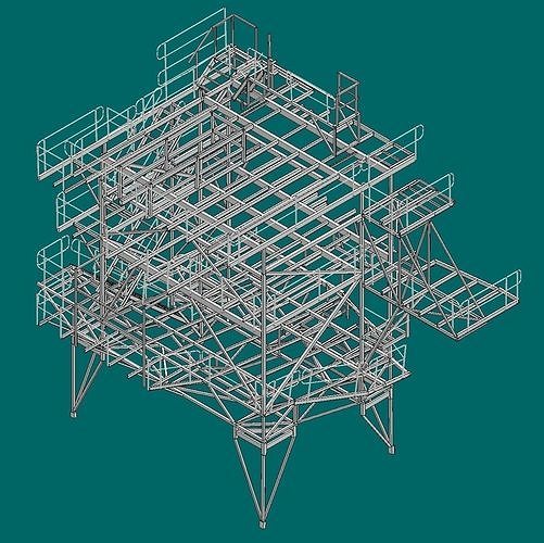 Maintenance Platform 3D model | CGTrader