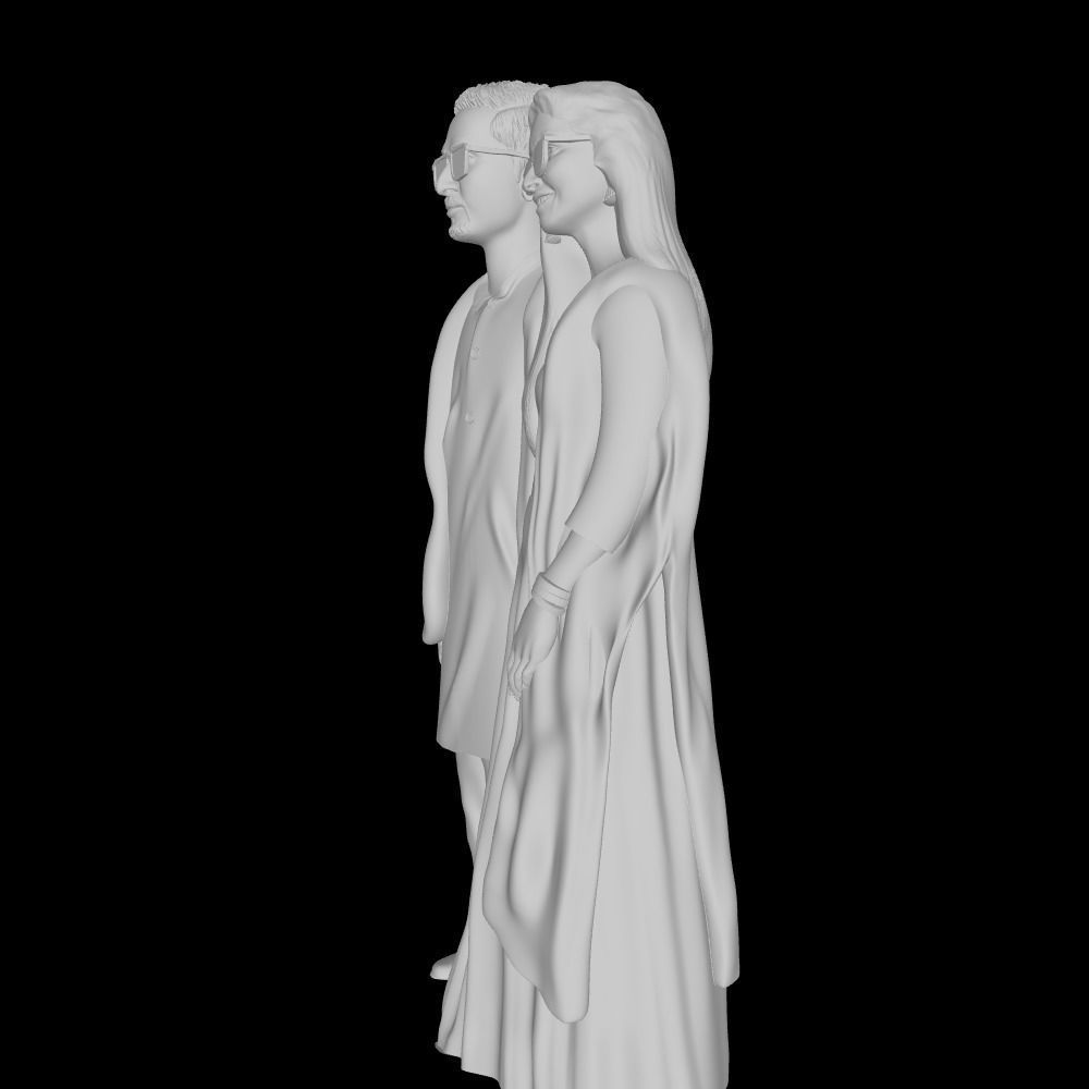 CUTE COUPLE - MEHENDI COUPLE - WEDDING COUPLE- HUMAN - PEOPLE 3D model ...