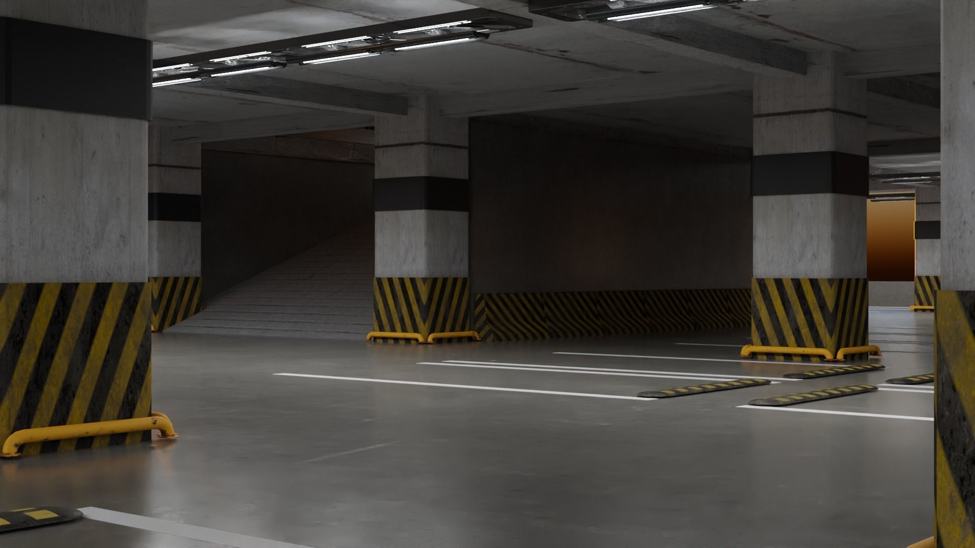 3D PARKING GARAGE MODEL 3D model | CGTrader