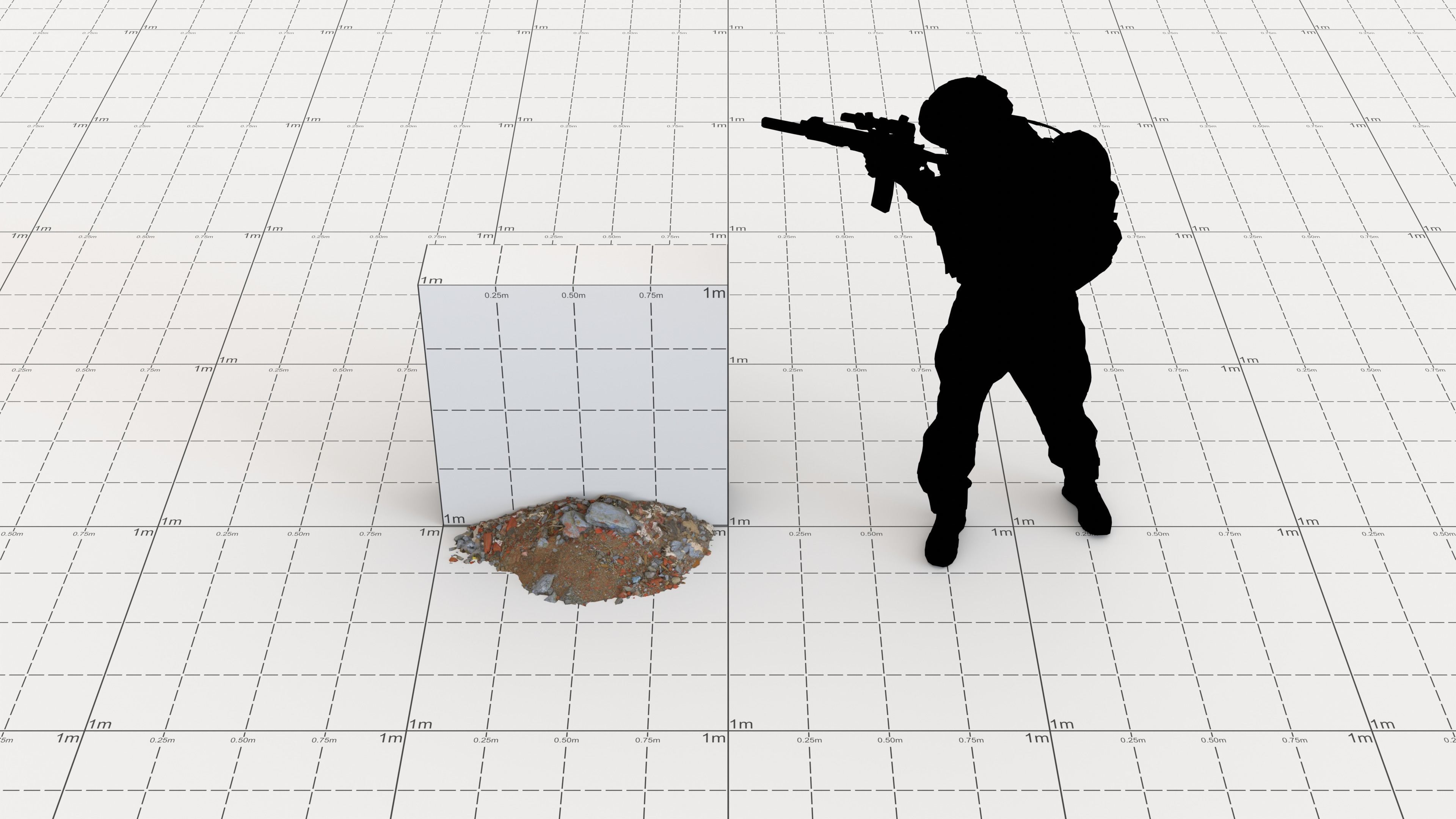 3D model Modular Rubble Kit Vol01 VR / AR / low-poly | CGTrader