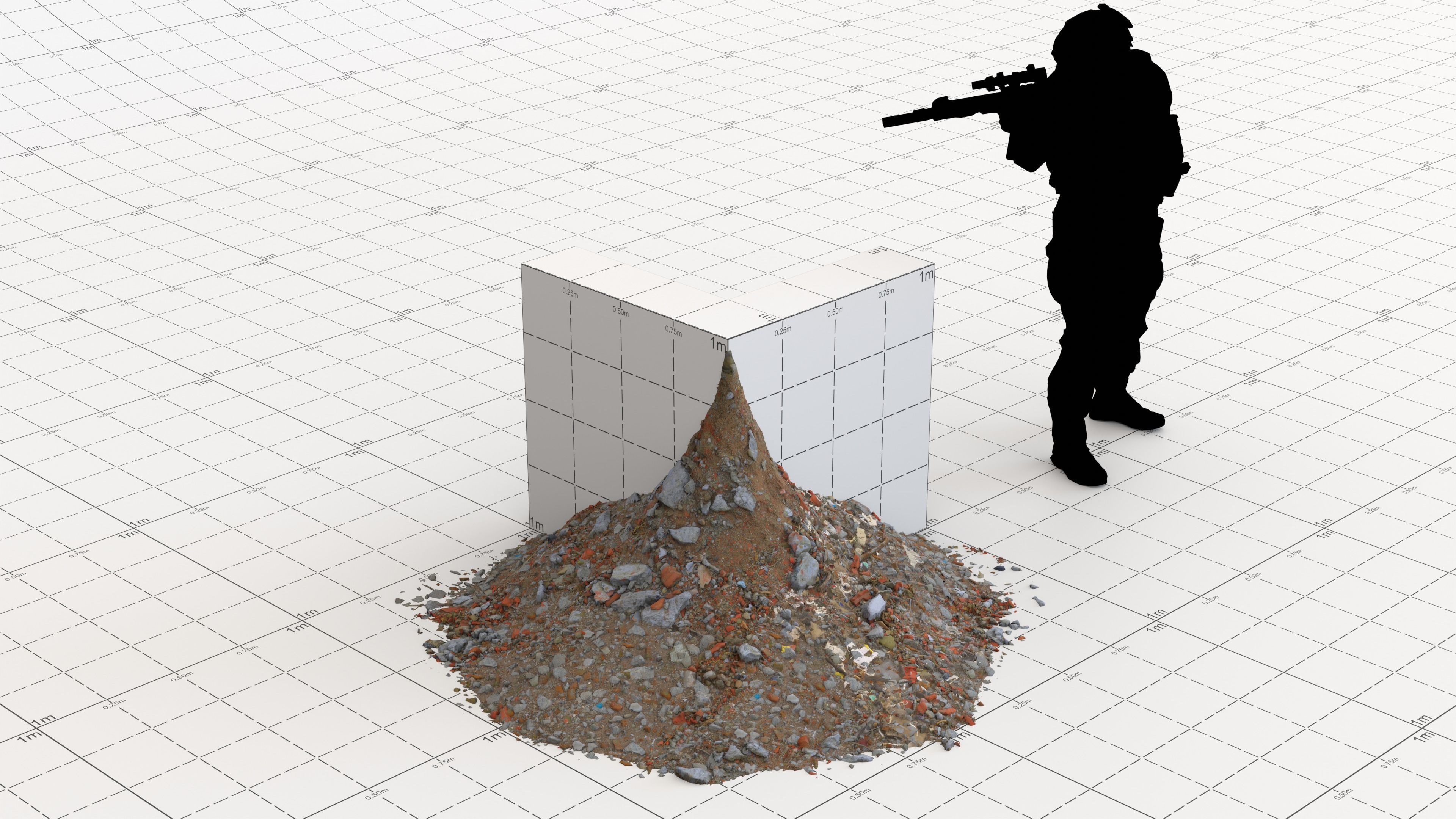 3D model Modular Rubble Kit Vol01 VR / AR / low-poly | CGTrader