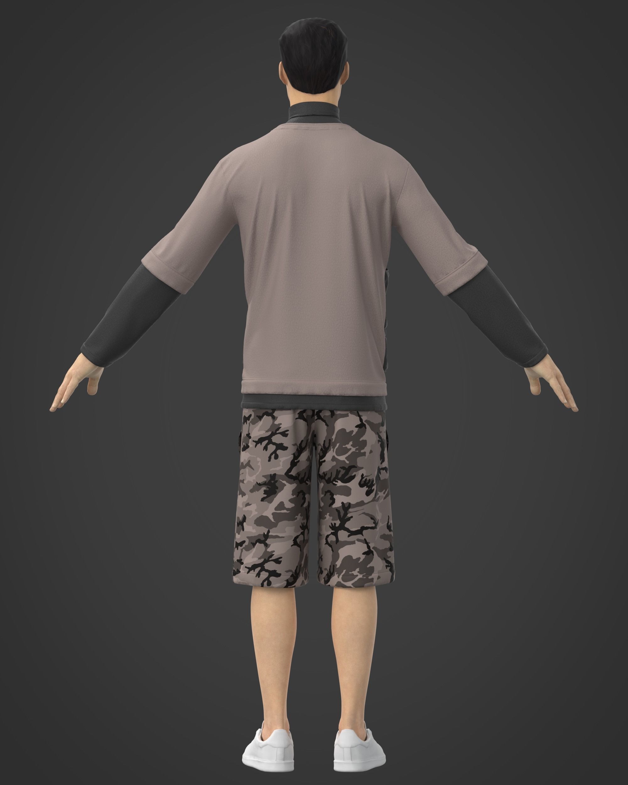 5 Men Outfit 3D model | CGTrader