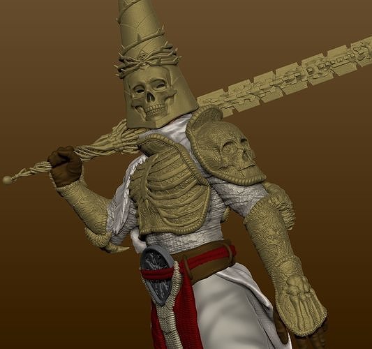 Blasphemous Penitent one - Warden of the Ossuary Skin 3D model 3D ...