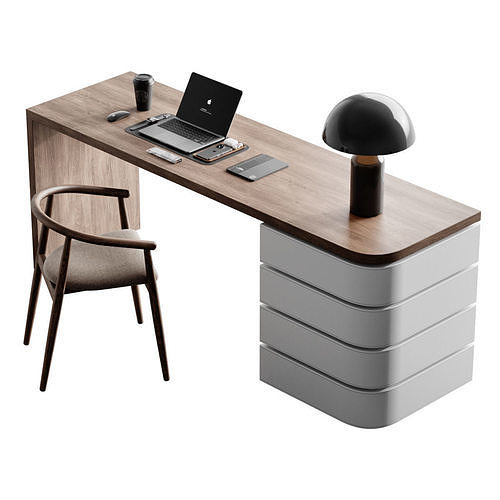 Workplace 10 3D model | CGTrader