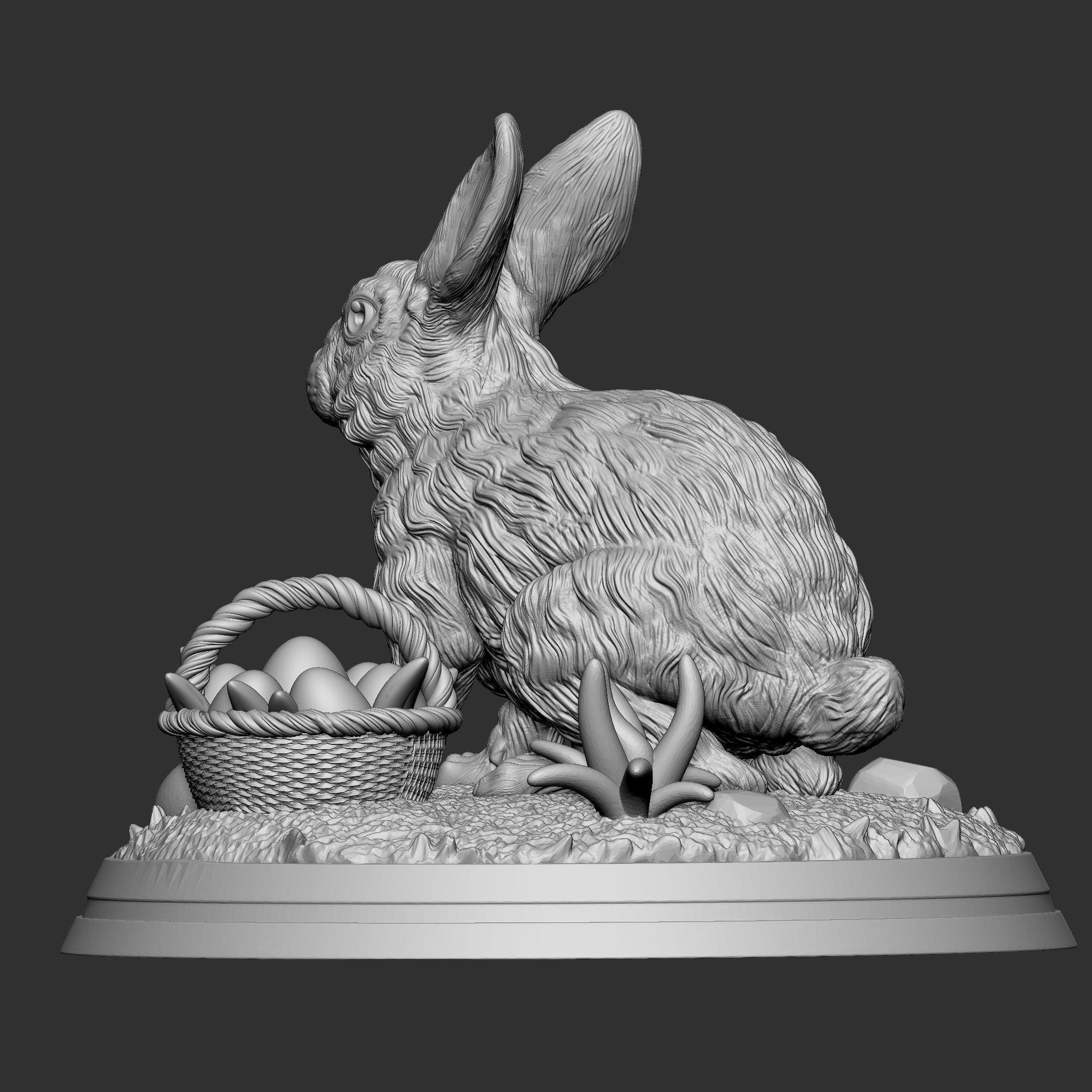 EASTER BUNNY 3D model 3D printable | CGTrader