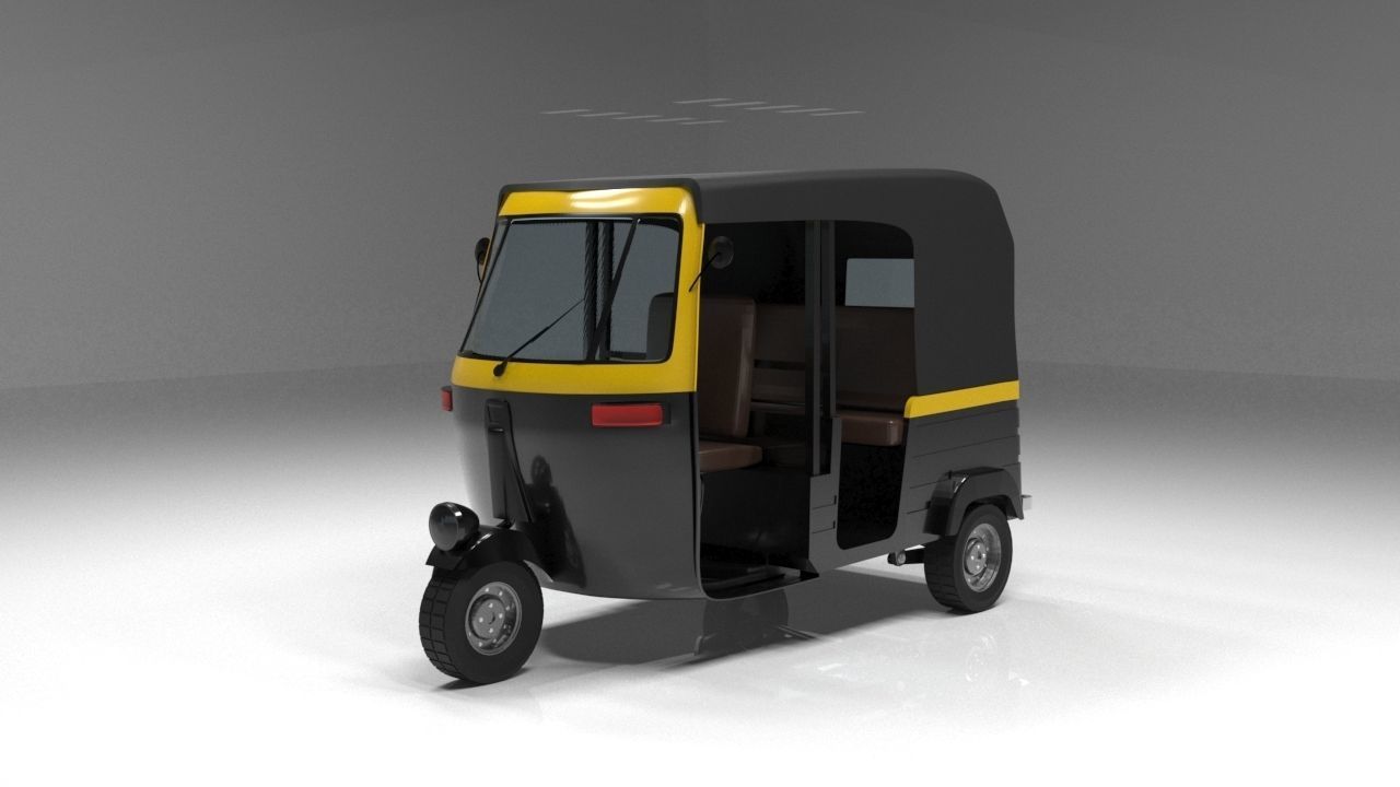 3D model AUTO RICKSHAW 3D MODEL VR / AR / low-poly | CGTrader