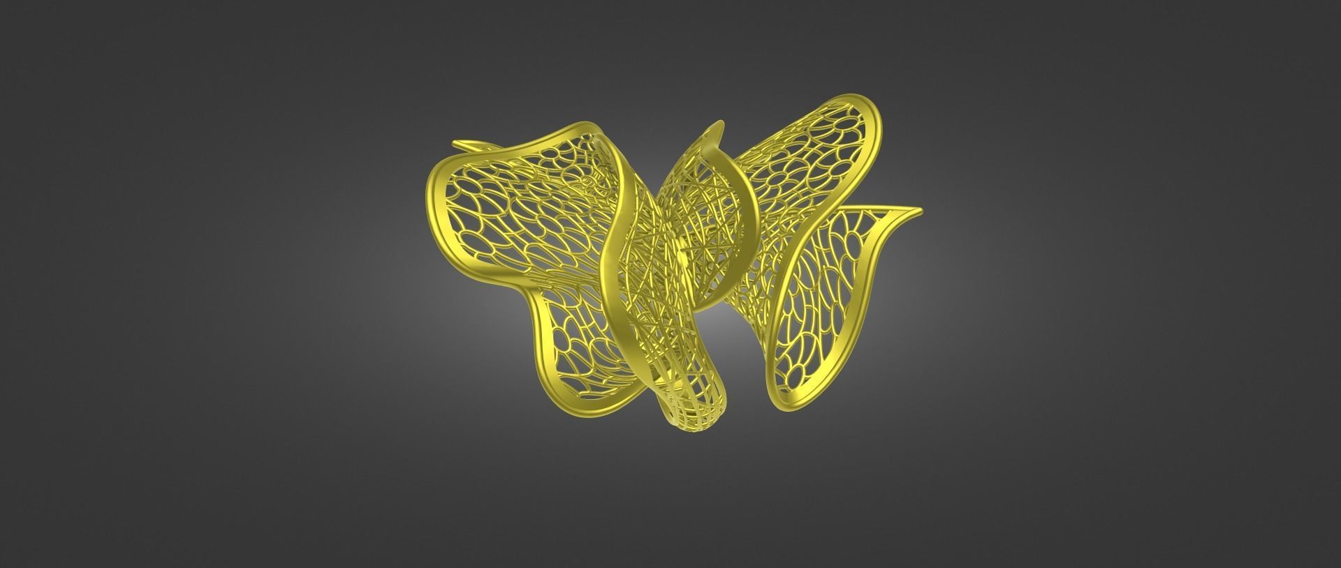 Abstract Gold Ring Design free 3D model 3D printable | CGTrader