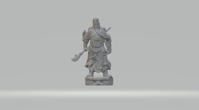 Guan Yu 3D model 3D printable | CGTrader