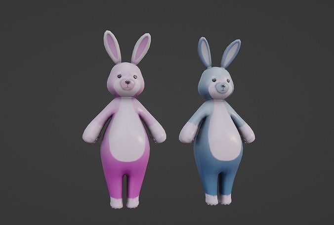 3D model Avatar Bunny Puppet VR / AR / low-poly | CGTrader