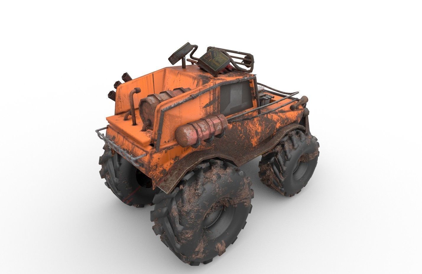 3D model Rusty Truck VR / AR / low-poly | CGTrader