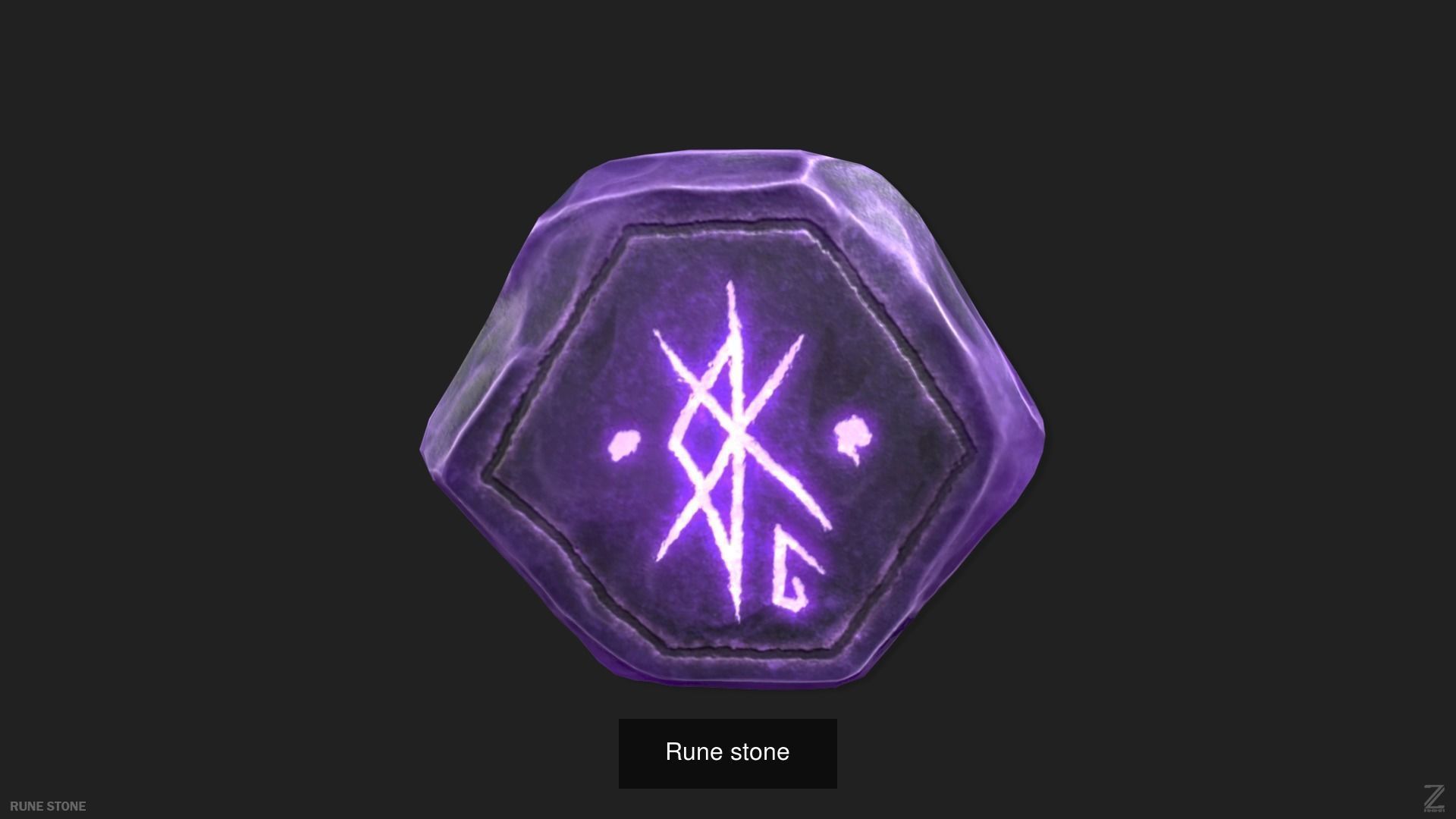 Rune stone collection VR / AR / low-poly | CGTrader