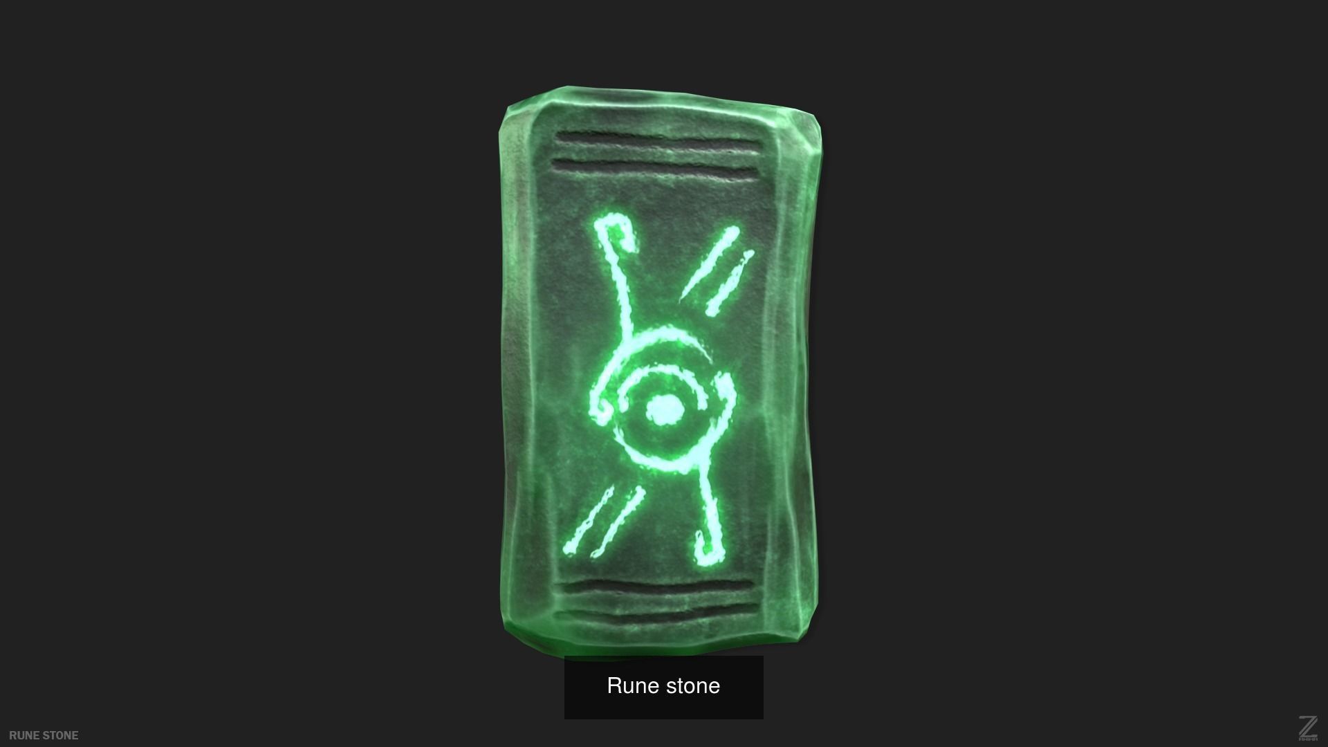 Rune stone collection VR / AR / low-poly | CGTrader