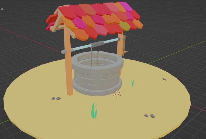 3D model Low Poly Well 3D Model VR / AR / low-poly | CGTrader