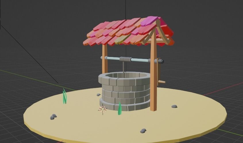 3D model Low Poly Well 3D Model VR / AR / low-poly | CGTrader