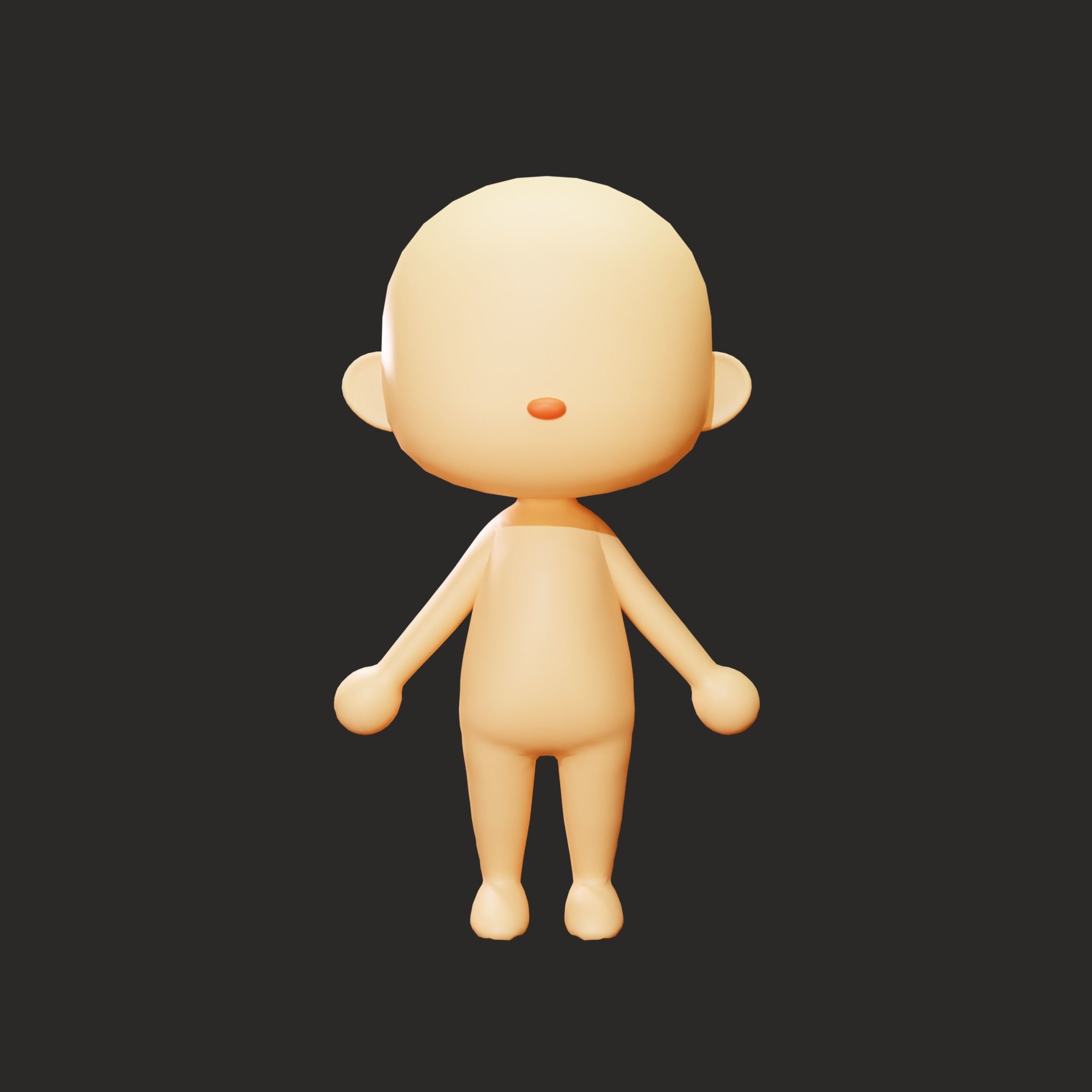 3D model Character Animal Crossing Base VR / AR / low-poly | CGTrader