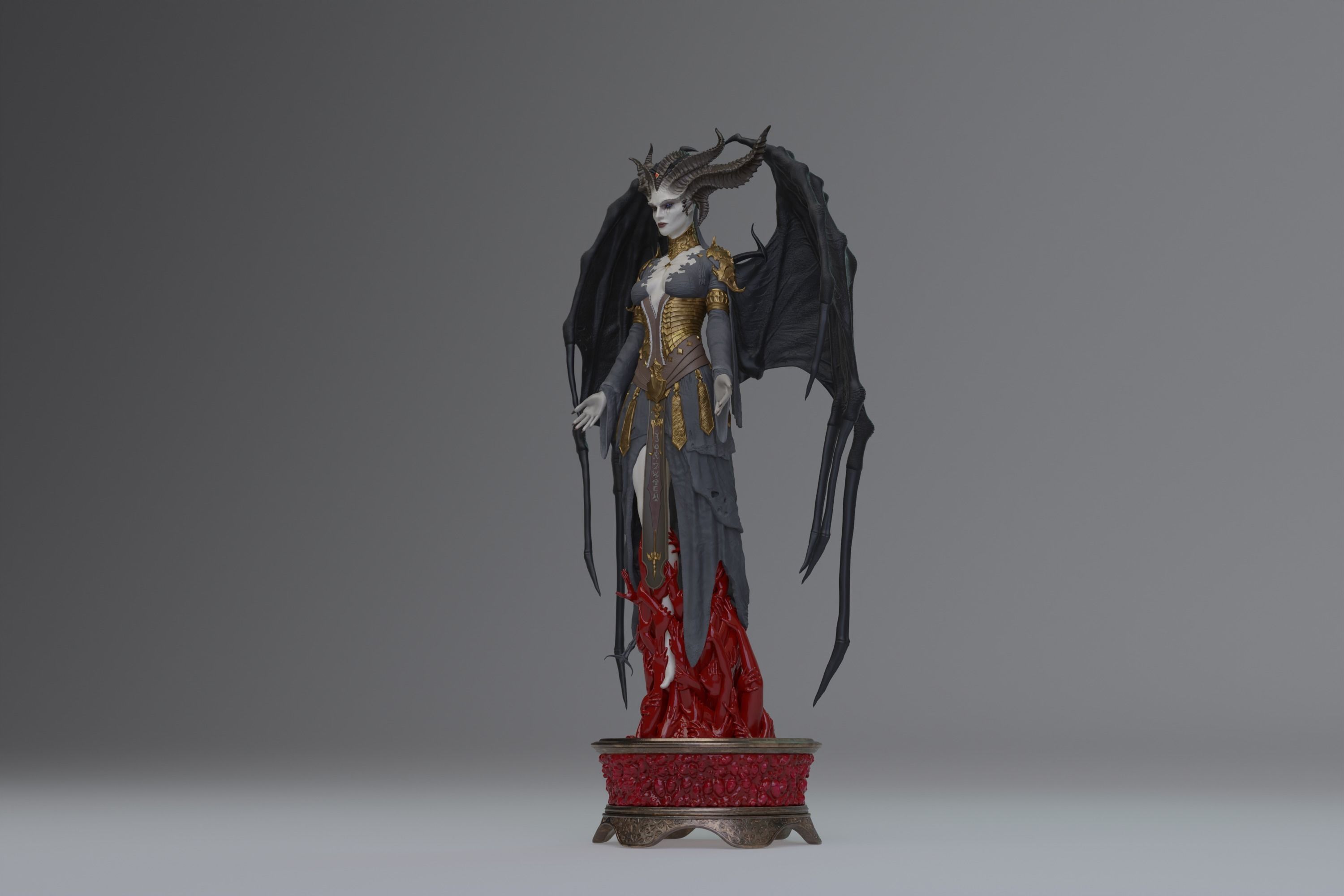 Lilith - Daughter of Hatred 3D model 3D printable | CGTrader