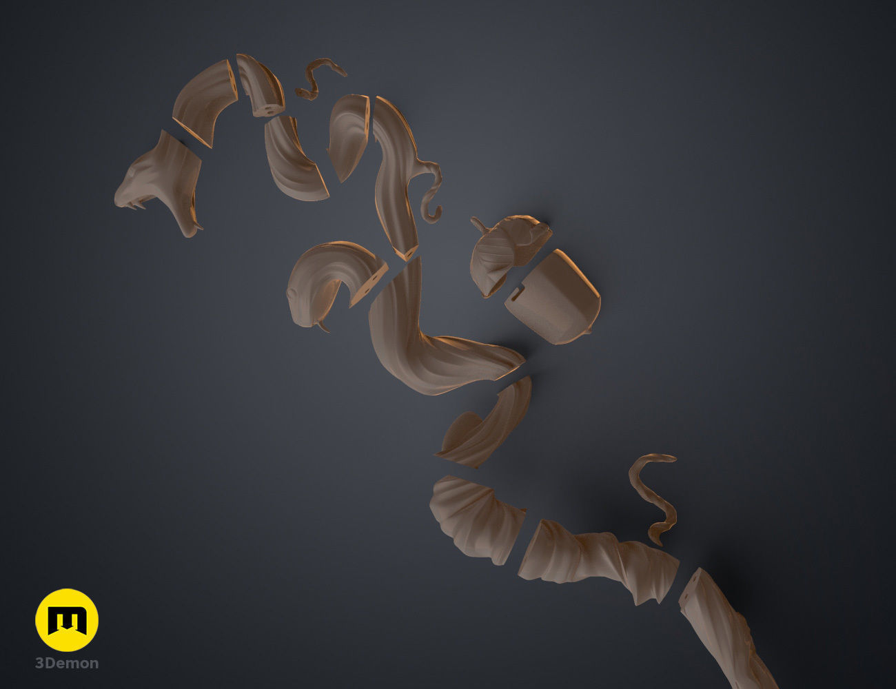 Fearne Calloway staff - Critical Role 3D model 3D printable | CGTrader