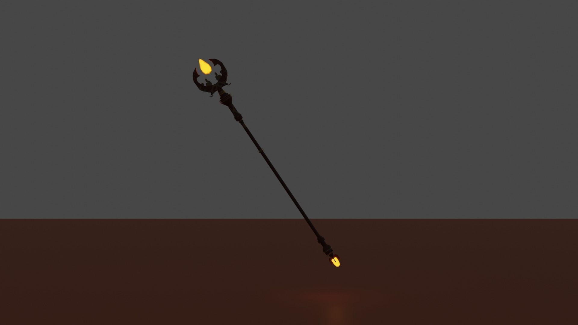 3D model Wizards Staff VR / AR / low-poly | CGTrader