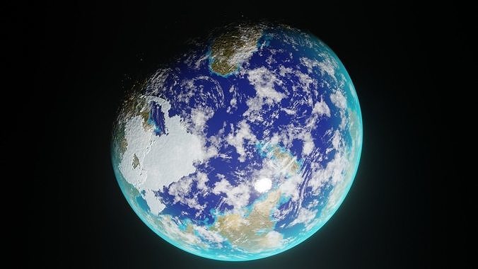 3D model Earth Unleashed- A Hyper-Realistic 3D Model of Earth VR / AR ...