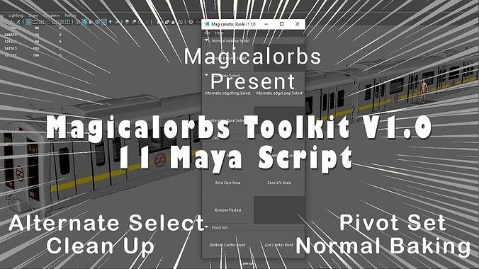 11 Maya Script Magicalorbs Toolkit V1 0 3D model | CGTrader