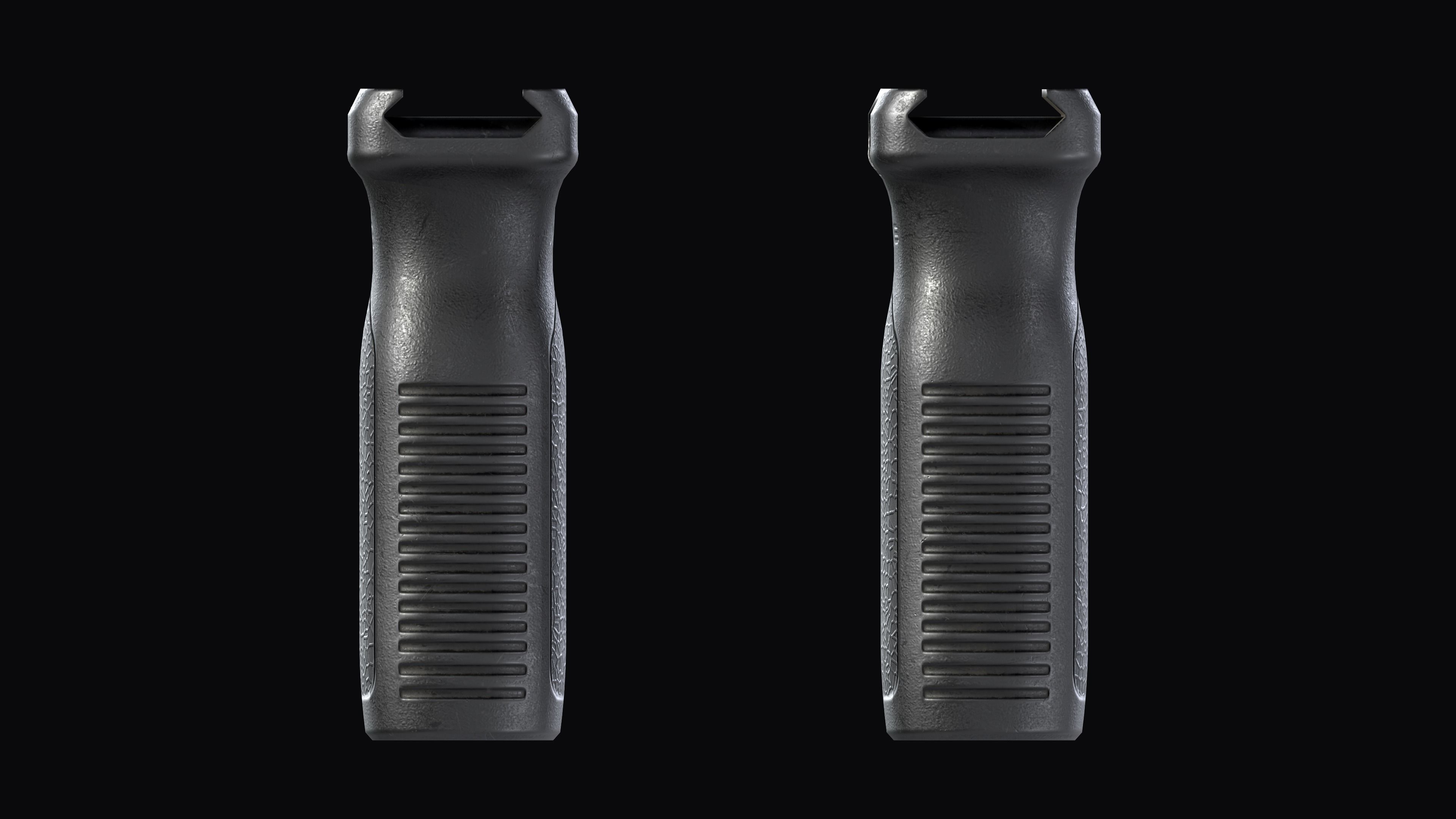 3D model Tactical vertical grip Magpul RVG VR / AR / low-poly | CGTrader
