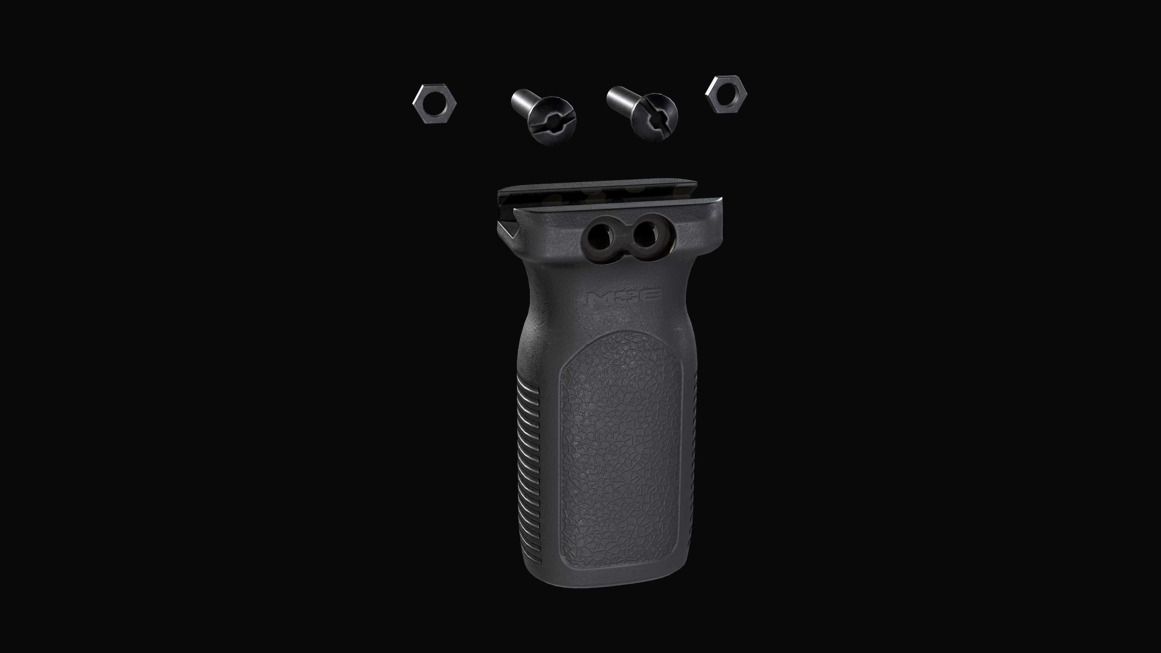 3D model Tactical vertical grip Magpul RVG VR / AR / low-poly | CGTrader