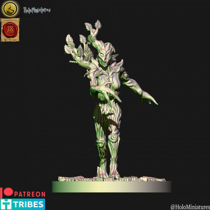 Wood elf Dryad Unit 3D model 3D printable | CGTrader