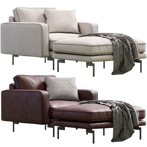 Edge V1 Lounge Chair 3D model | CGTrader