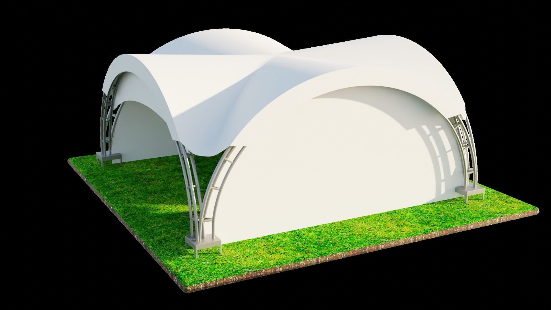 ARCH TENT 3D model | CGTrader