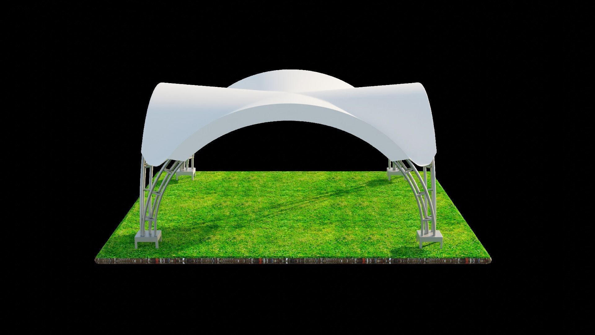 ARCH TENT 3D model | CGTrader