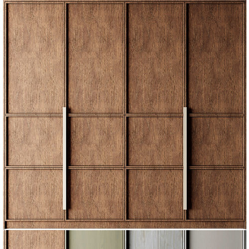 3D model wardrobe 010 - 4 color VR / AR / low-poly | CGTrader