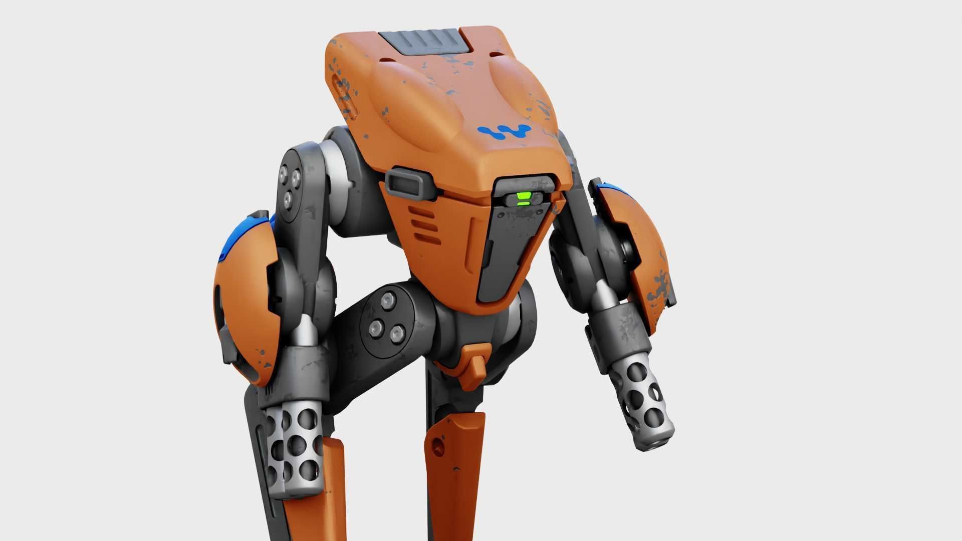 BATTLE DROID TORROUS RIGGED 3D model rigged | CGTrader