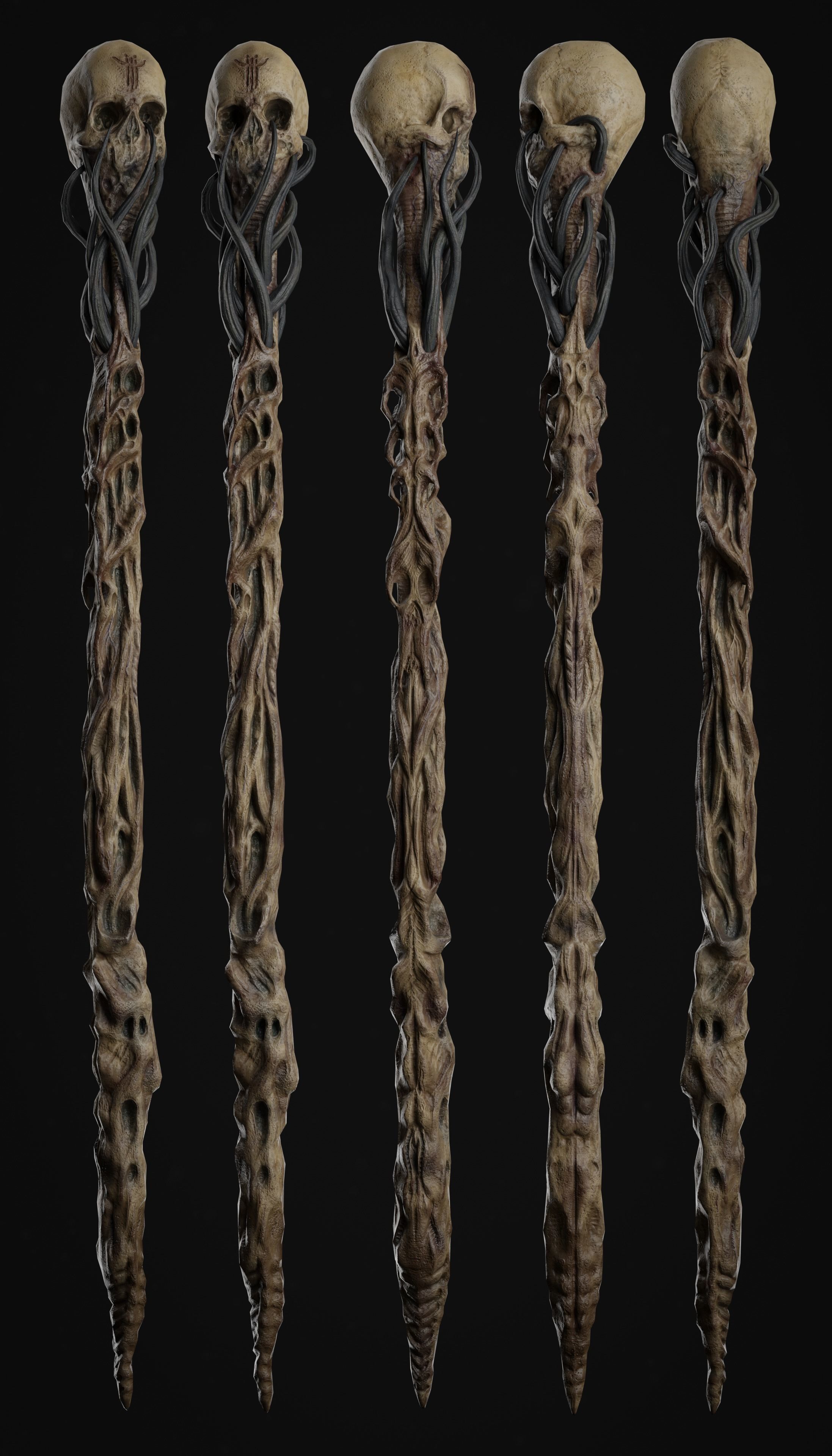 3D model Necromancer Staff 04 VR / AR / low-poly | CGTrader