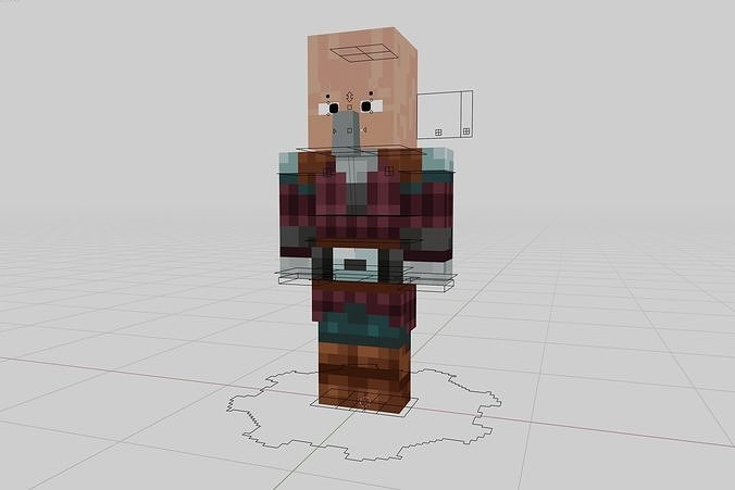 3D model Minecraft Pillager VR / AR / low-poly | CGTrader