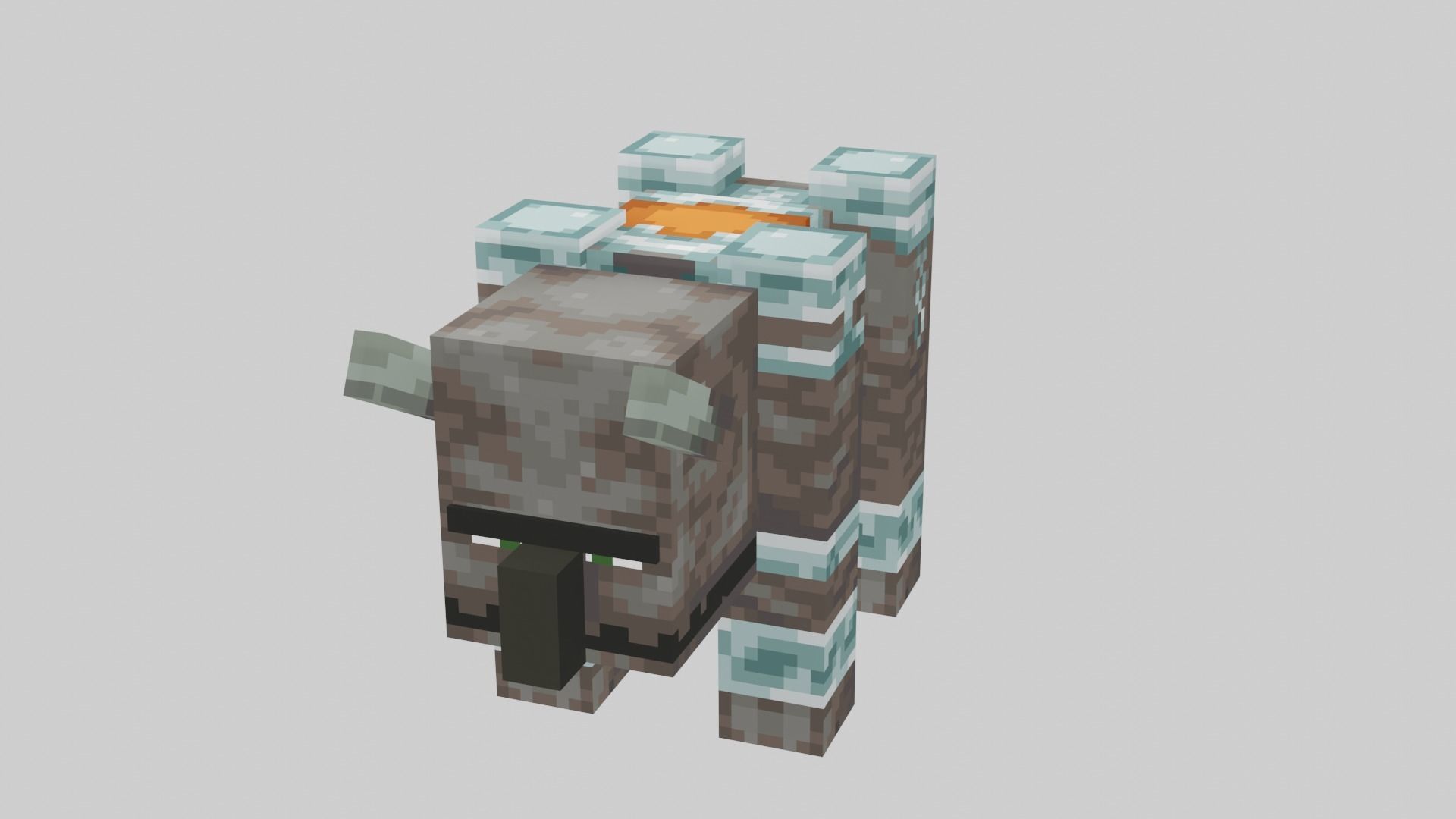 3D model Minecraft Ravager VR / AR / low-poly | CGTrader