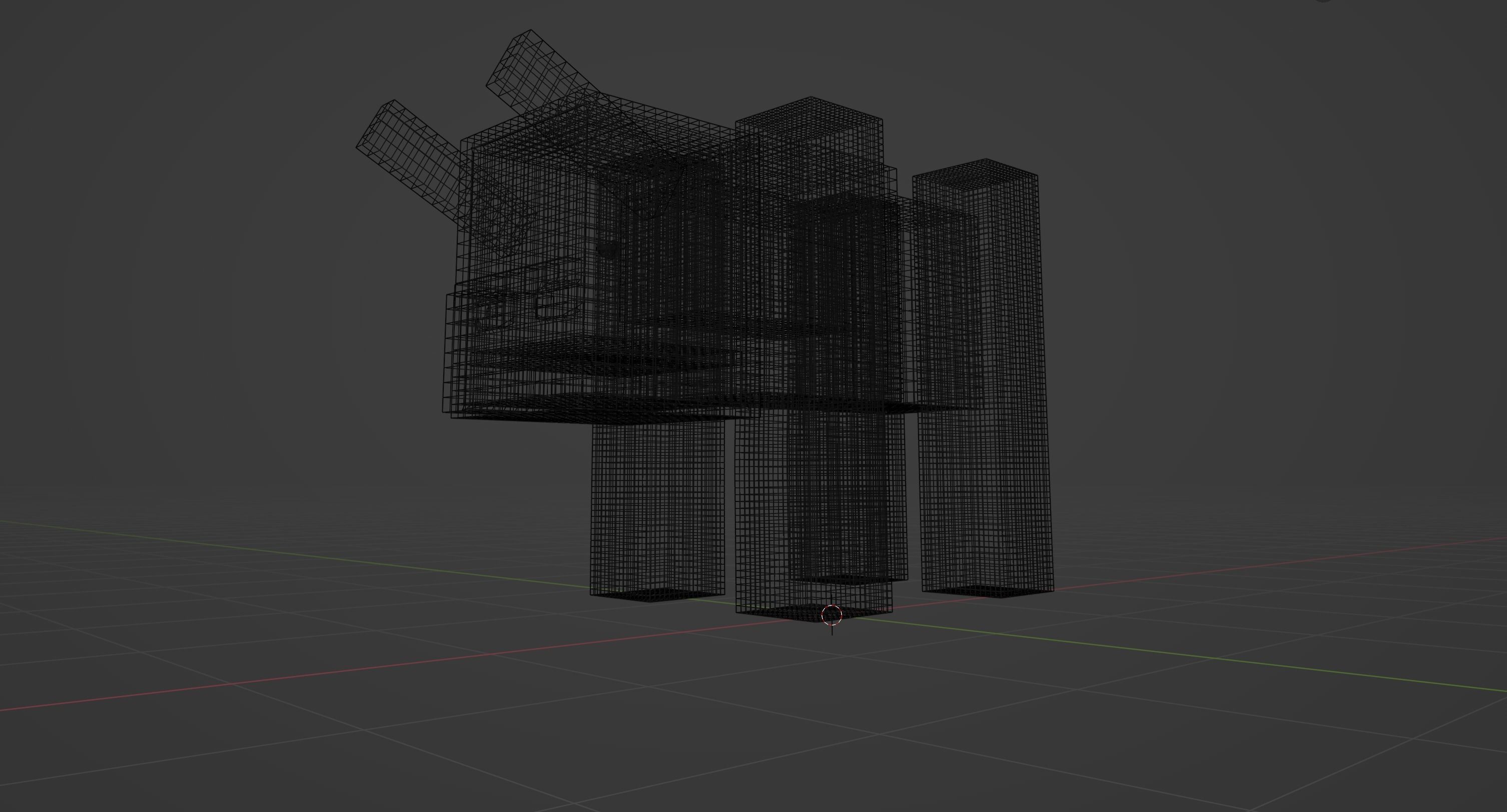 3D model Minecraft Ravager VR / AR / low-poly | CGTrader