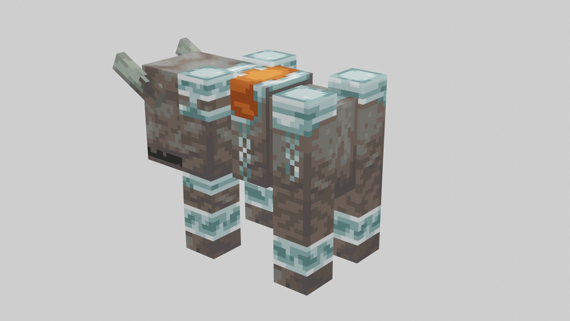 3D model Minecraft Ravager VR / AR / low-poly | CGTrader