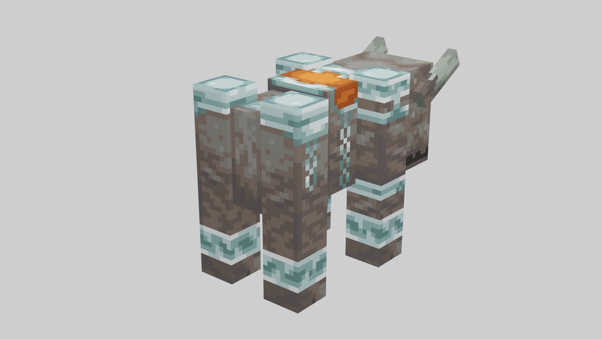 3D model Minecraft Ravager VR / AR / low-poly | CGTrader