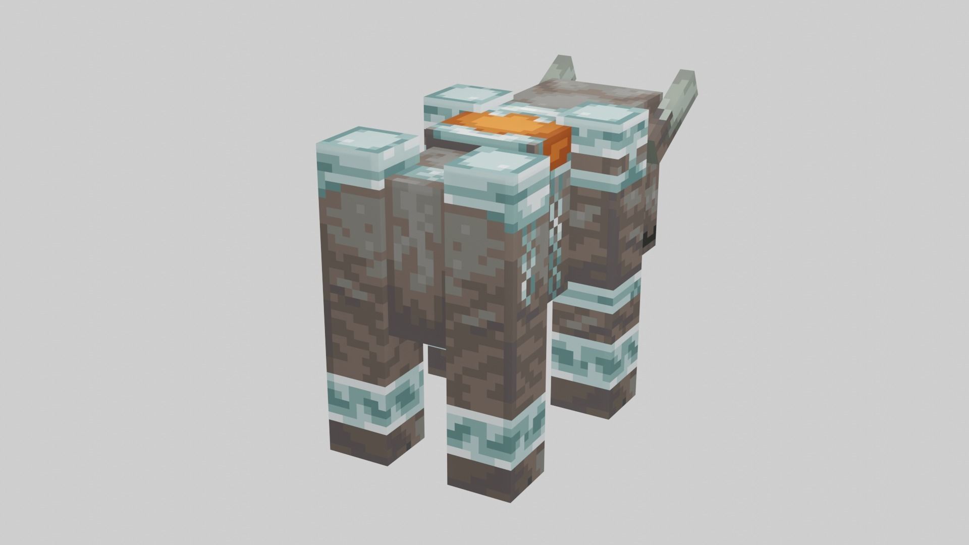 3D model Minecraft Ravager VR / AR / low-poly | CGTrader