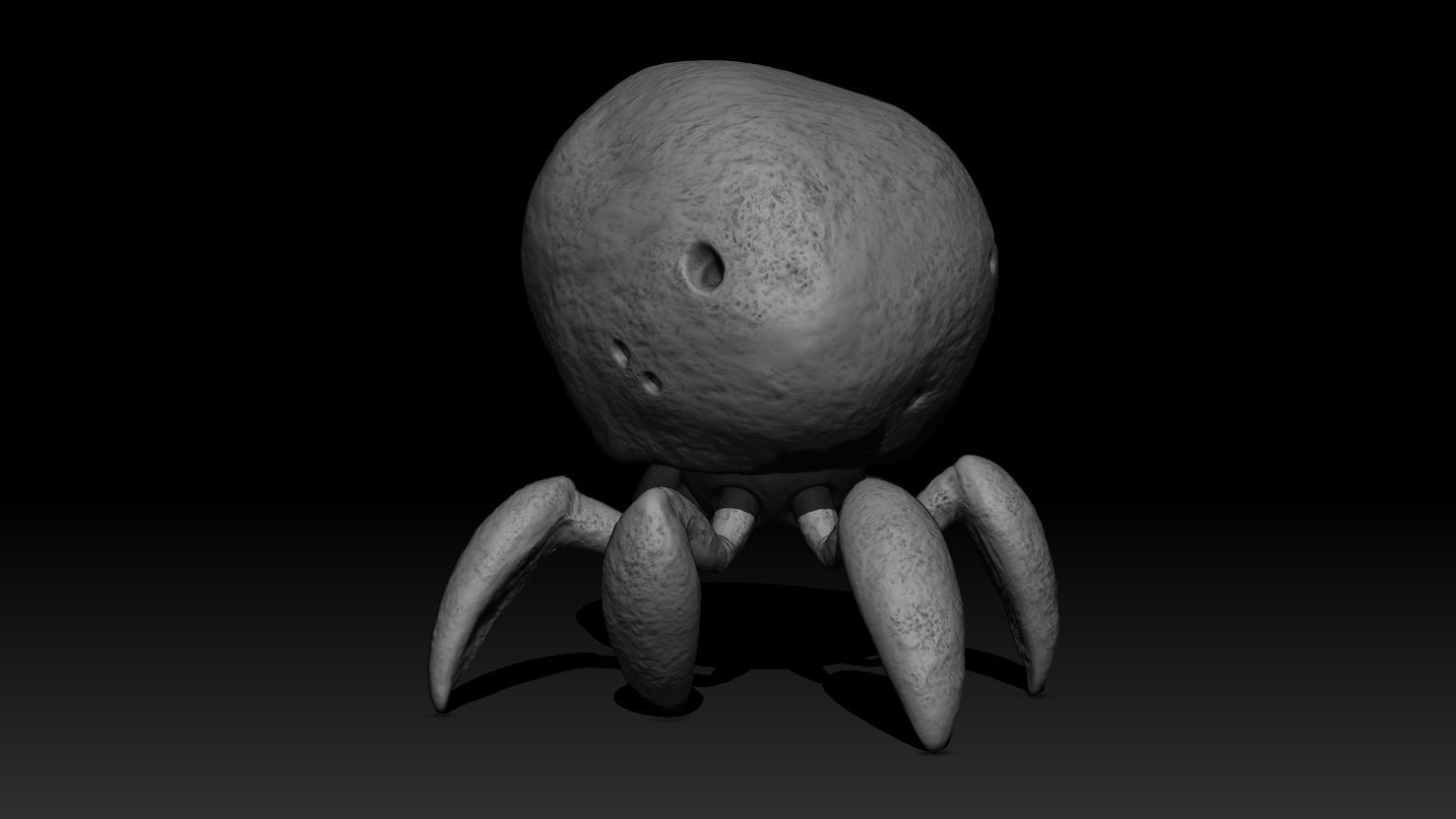 3D PRINTABLE CRAB ROCK ROUND AND SORGAN FROG WALKING MANDALORIAN 3D ...