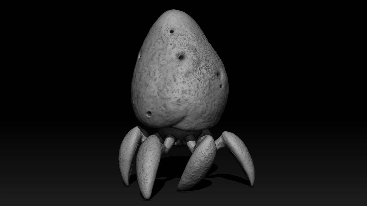 3D PRINTABLE CRAB ROCK CONIC AND SORGAN FROG WALKING MANDALORIAN 3D ...