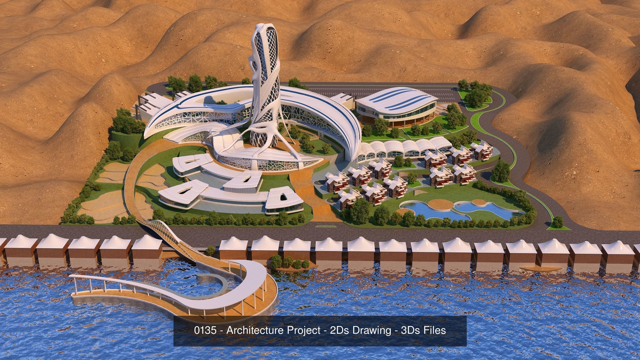 12 Architecture 3D Projects - 2D Drawings - Collection 01 | CGTrader