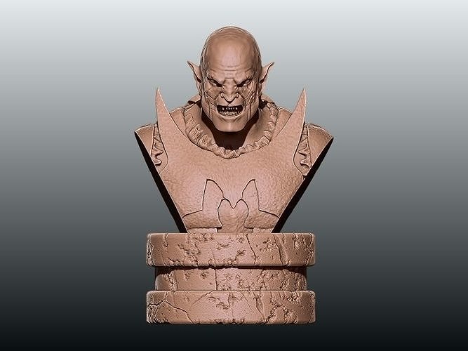 AZOG BUST 3D model 3D printable | CGTrader